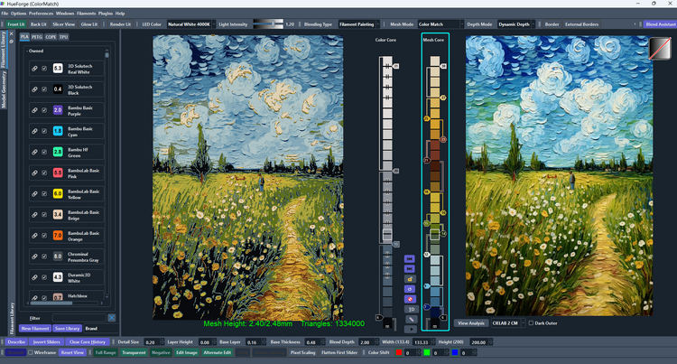 New Color Match Page - HueForge Wiki