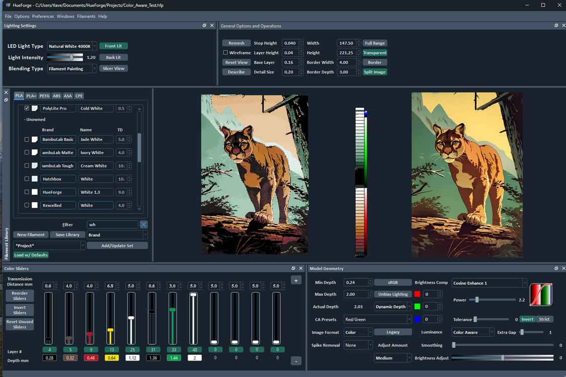 Color Aware - HueForge Wiki