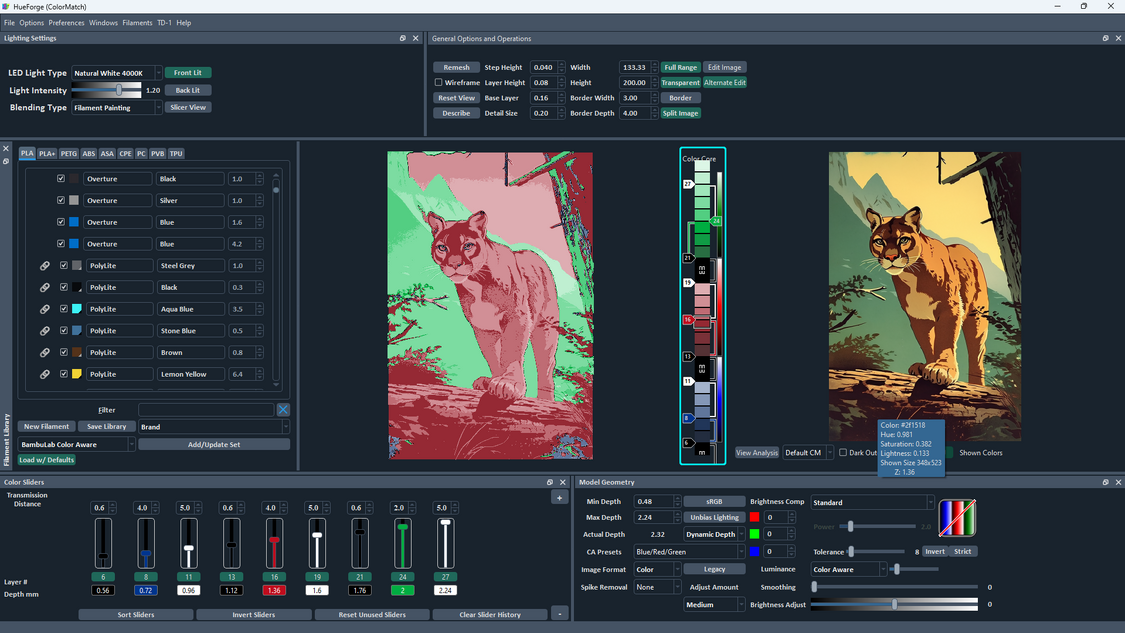Color Aware - HueForge Wiki