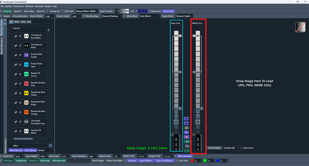 New Color Match Page - HueForge Wiki