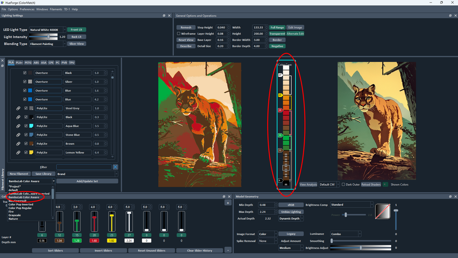 Color Aware - HueForge Wiki